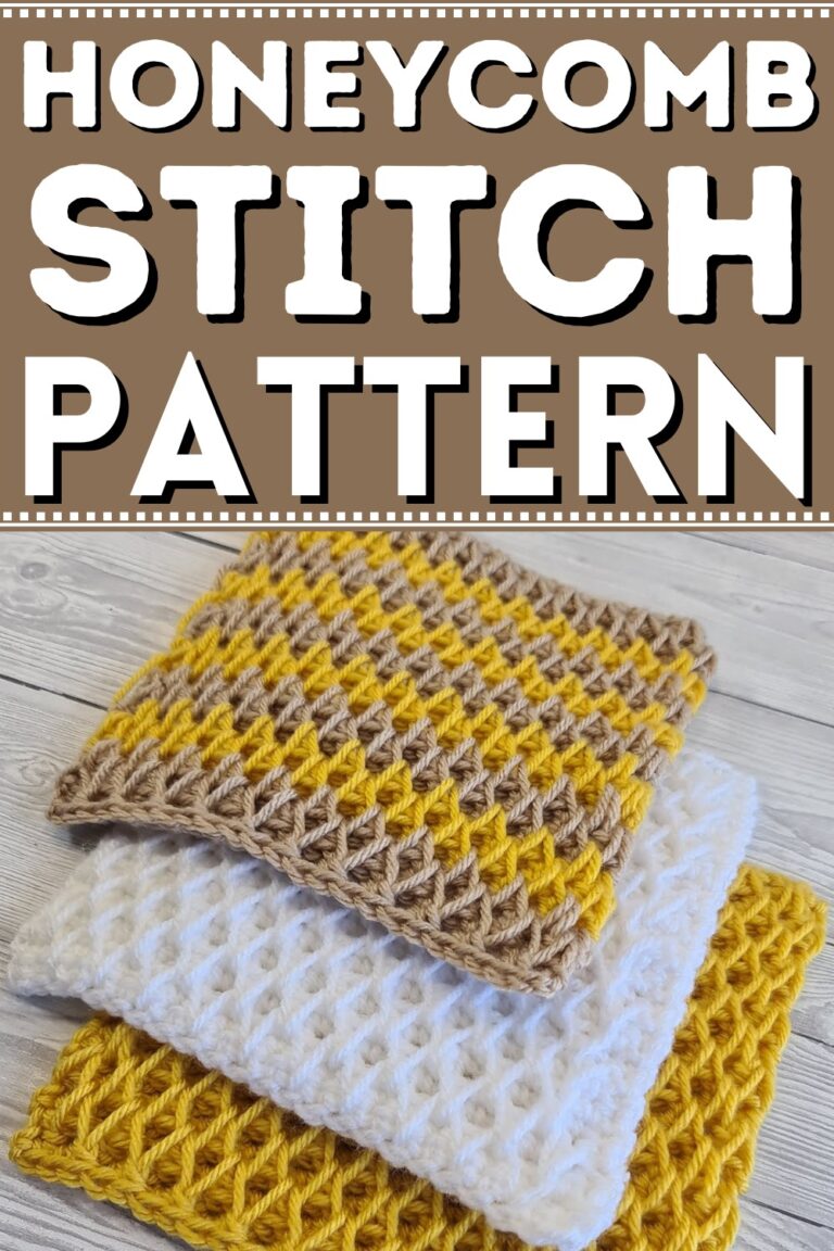 Modern Crochet Honeycomb Stitch Patterns