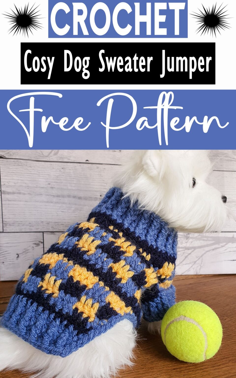 Crochet Dog Jumper Patterns For Winter Adventures