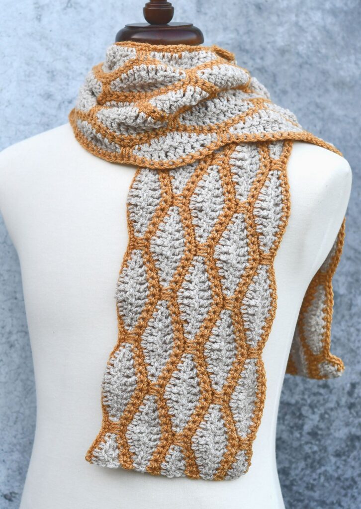 16 Crochet Lacy Scarf Free Patterns