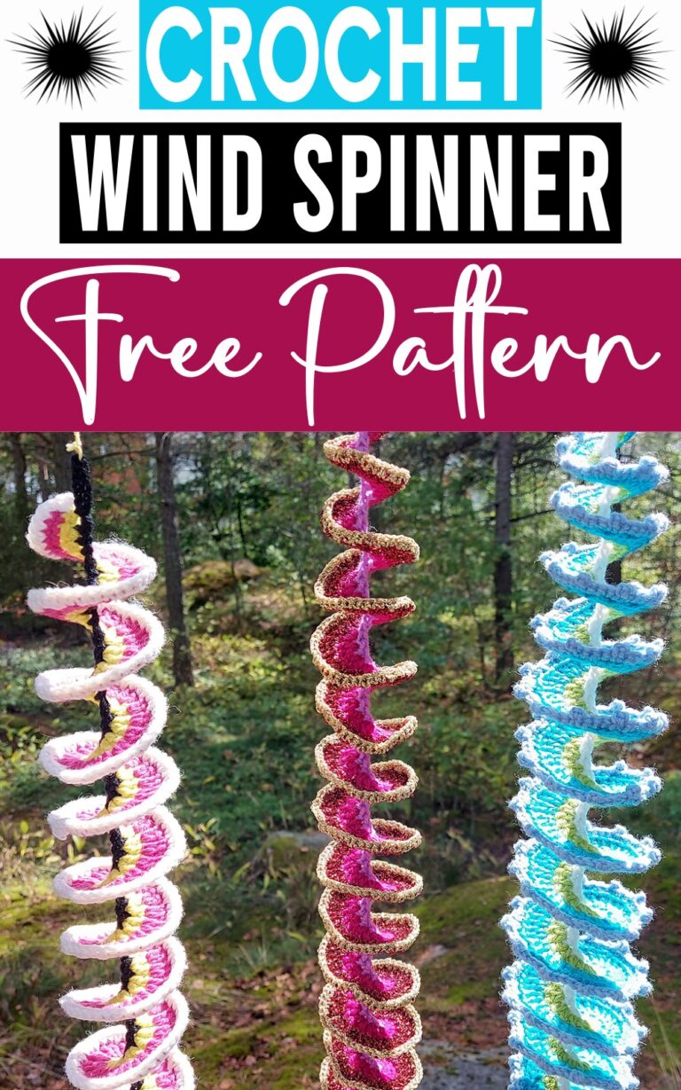 How To Crochet Wind Spinner In Different Shapes