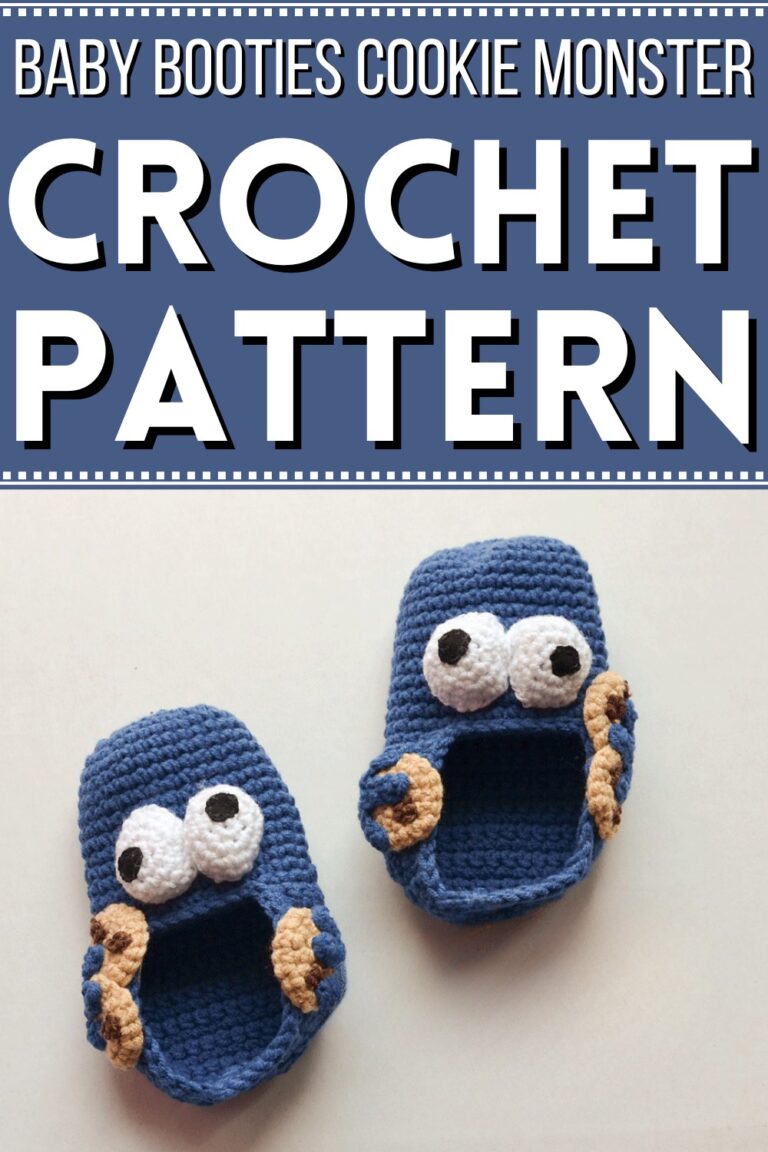 Fuzzy And Warm Crochet Monster Slipper Patterns
