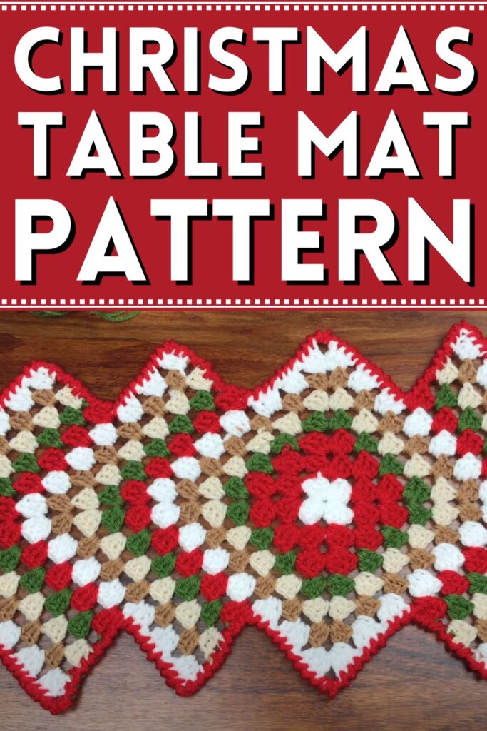 Crochet Christmas Table Runner For Holiday Gatherings