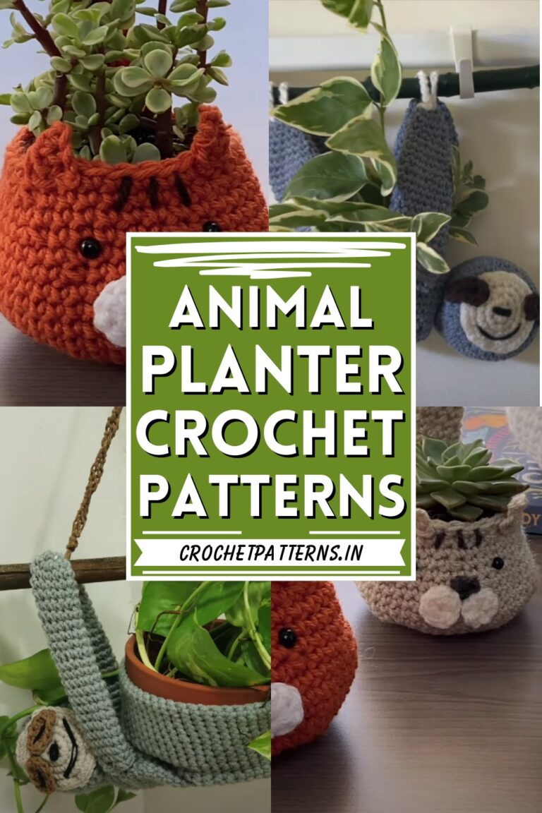 Crochet Animal Planter Patterns To Bring Fun To Your Indoor Plants