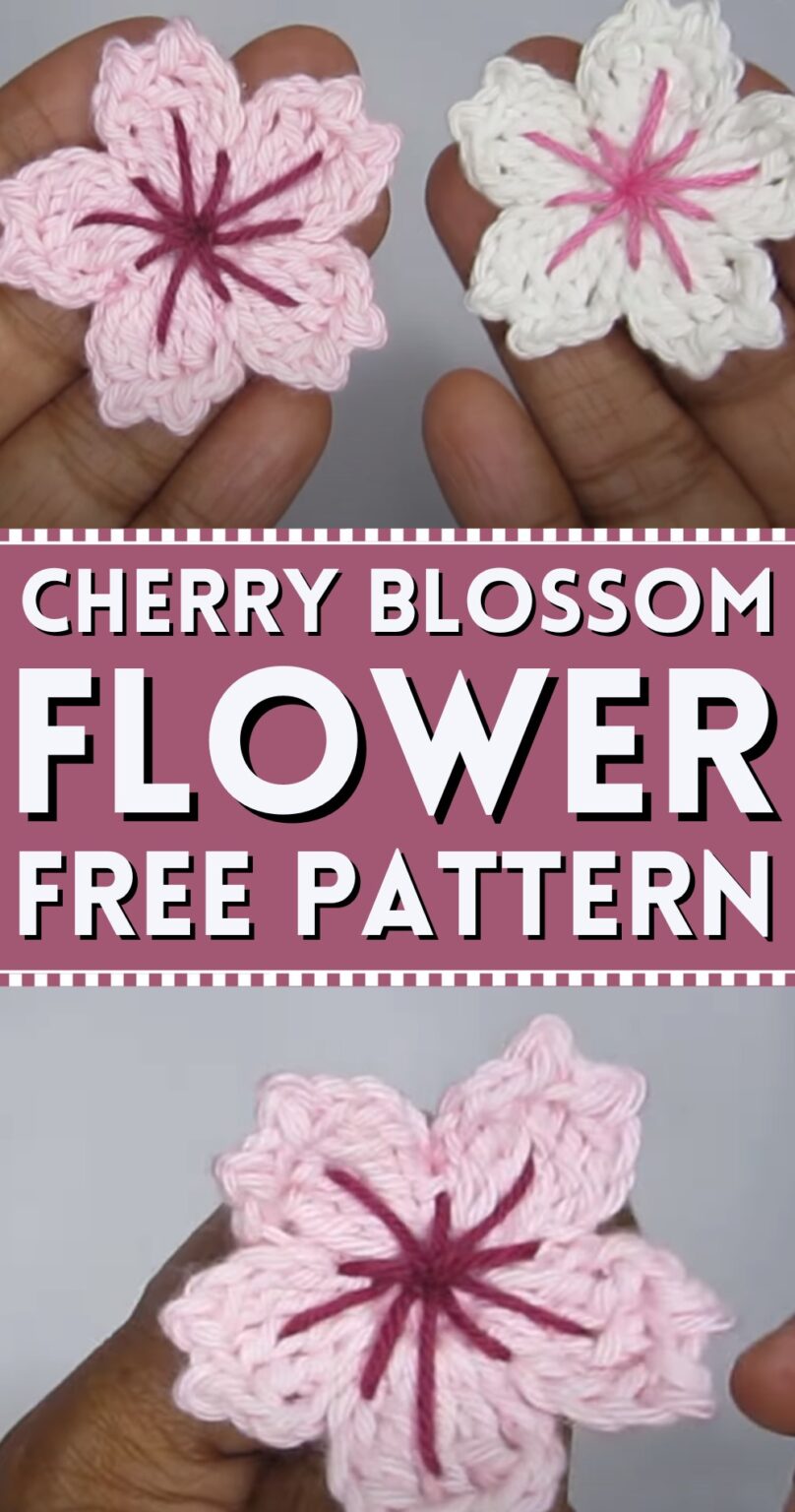 Free Crochet Cherry Blossom Patterns