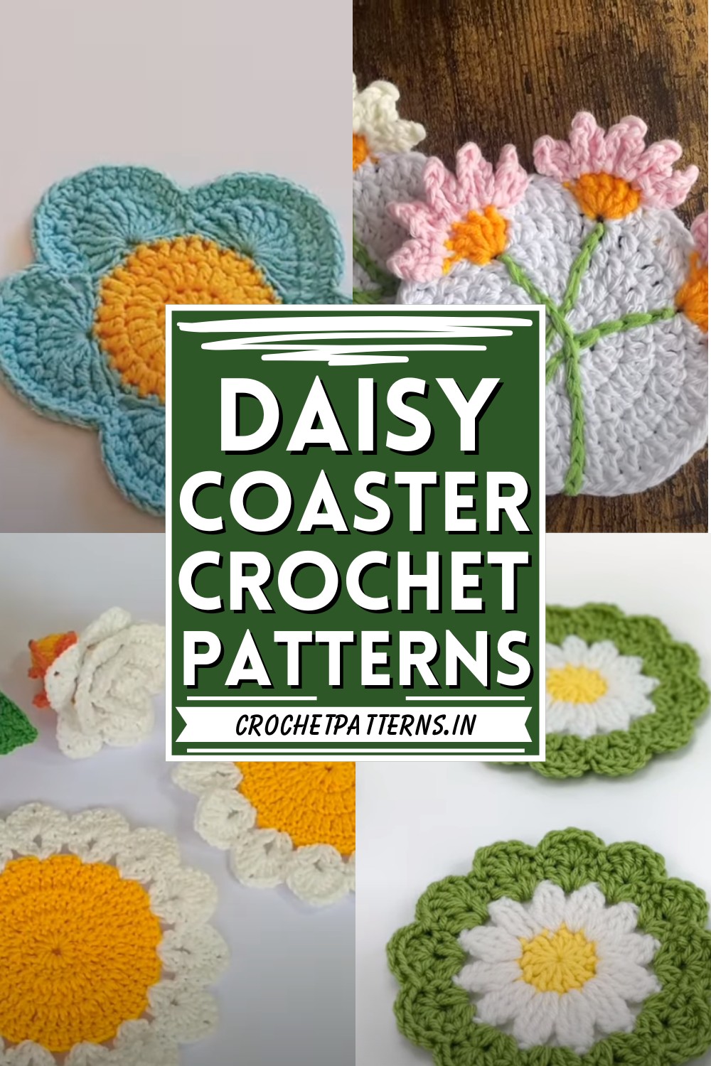 Crochet Daisy Coaster Patterns For Nature-Inspired Souls