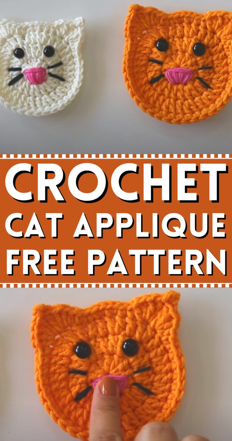 Unique Crochet Cat Applique Patterns To Embellish Any Crochet Accessory