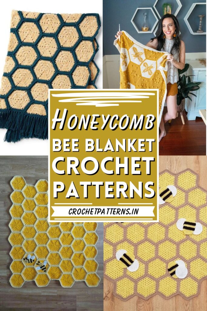Crochet Honeycomb Bee Blanket Patterns