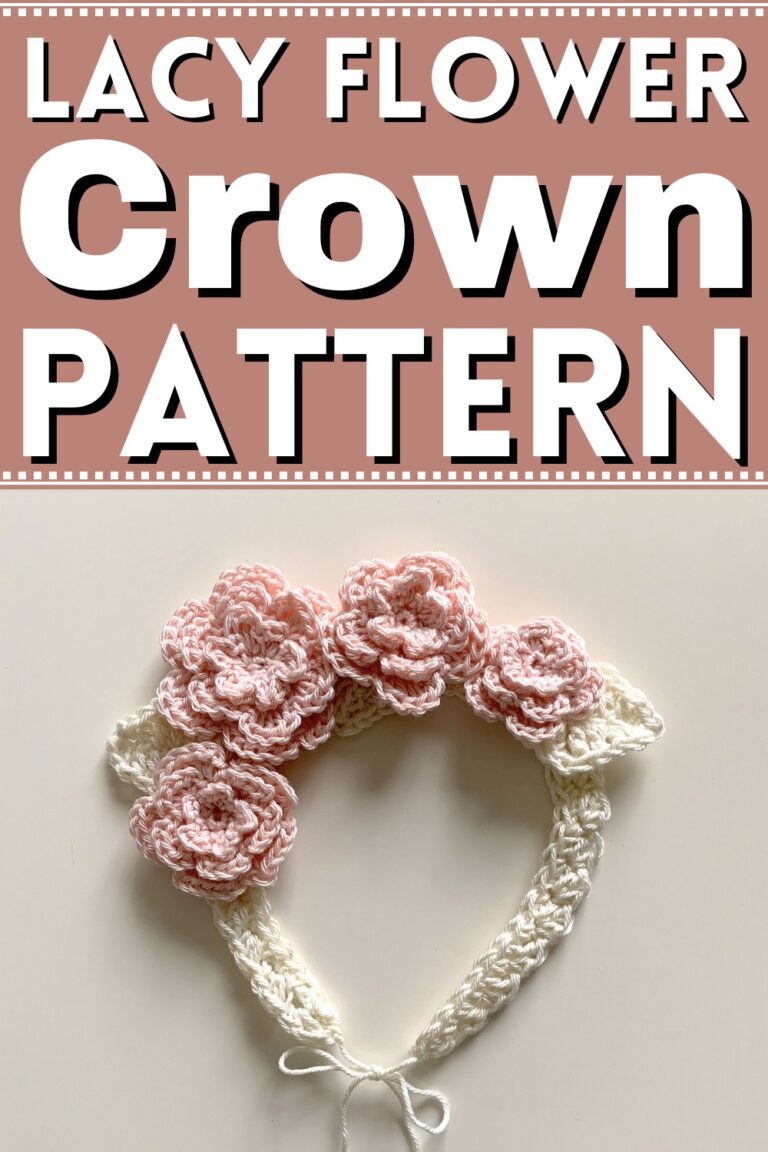 Delicate Lace Crochet Flower Crown Patterns For Fantasy Look