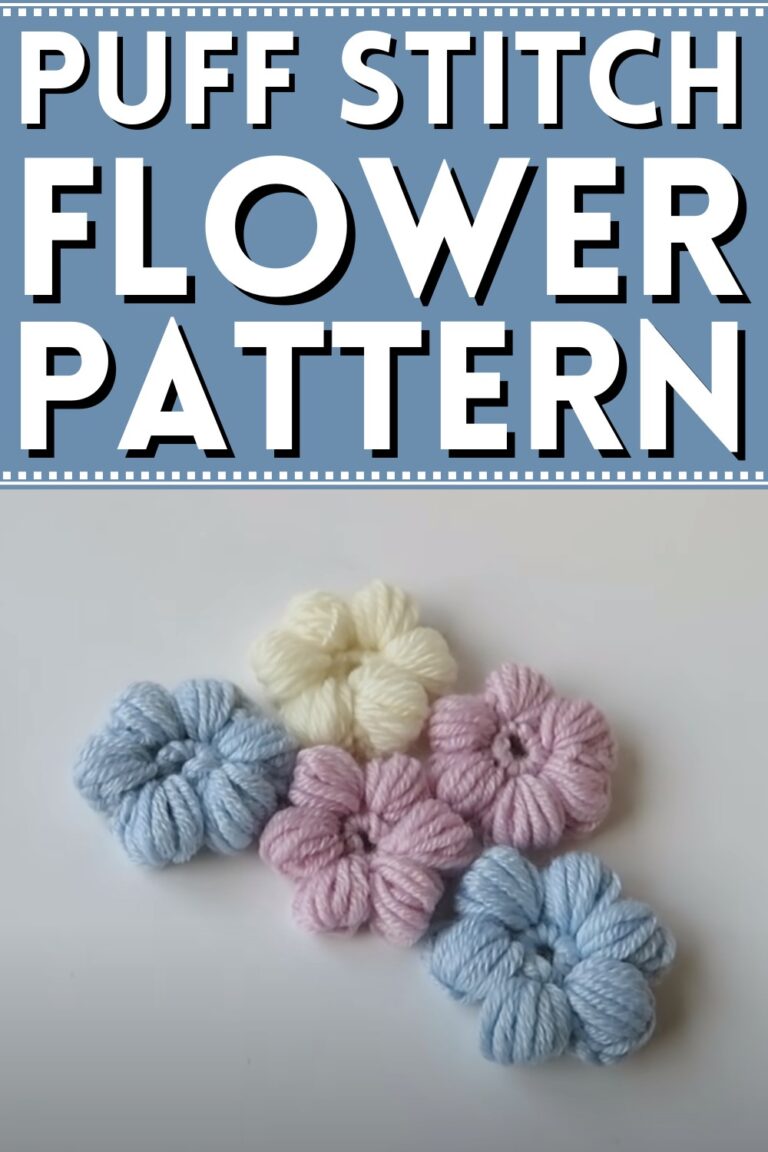 Unique Softer Crochet Puff Flower Patterns