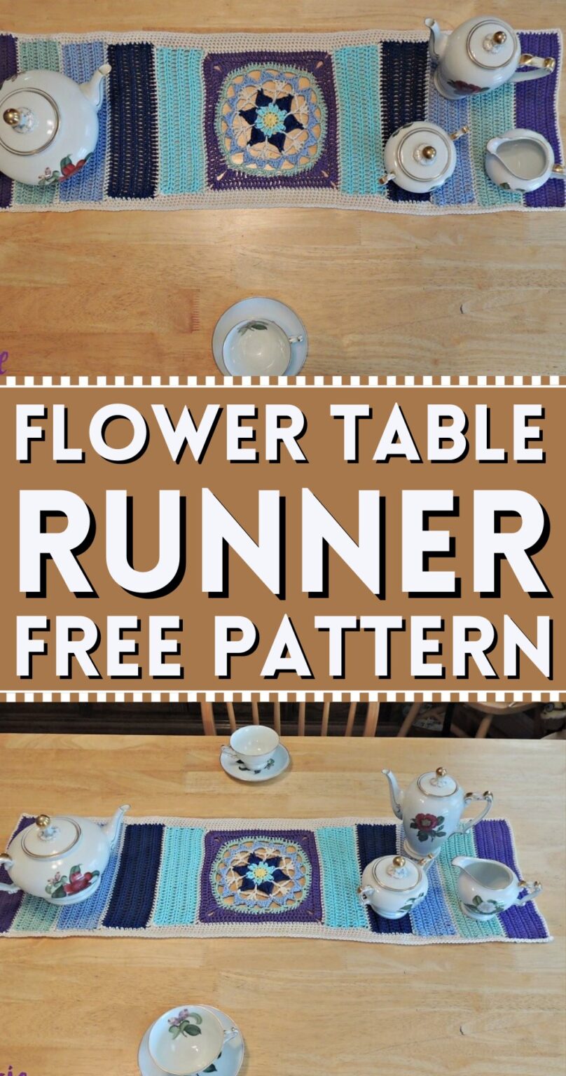 Crochet Flower Table Runner Patterns For Cottagecore Aesthetics