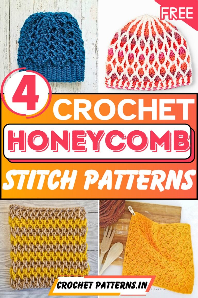 Modern Crochet Honeycomb Stitch Patterns