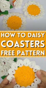 Crochet Daisy Coaster Patterns For Nature-Inspired Souls
