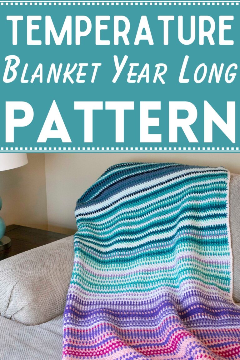 5 Free Colorful Crochet Temperature Blanket Patterns