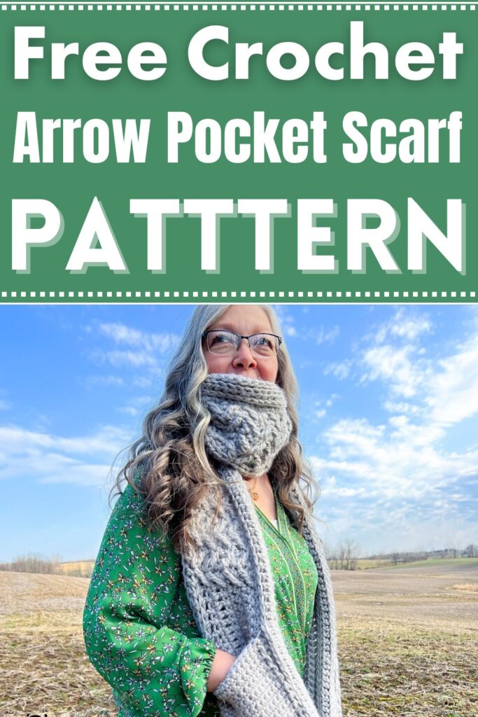 Simple Crochet Pocket Scarf Patterns For Beginners