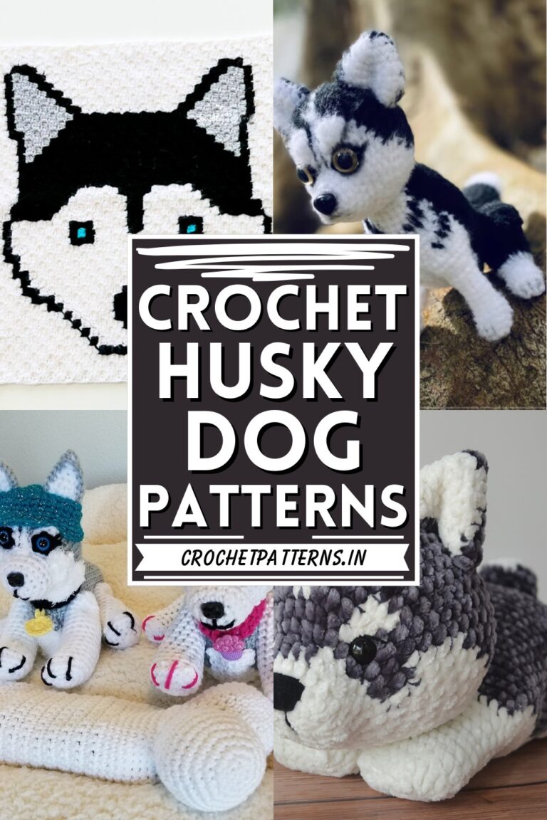 Free Crochet Husky Patterns For Amigurumi & C2C