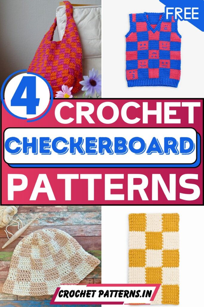 Free Crochet Checkerboard Patterns & Accessories