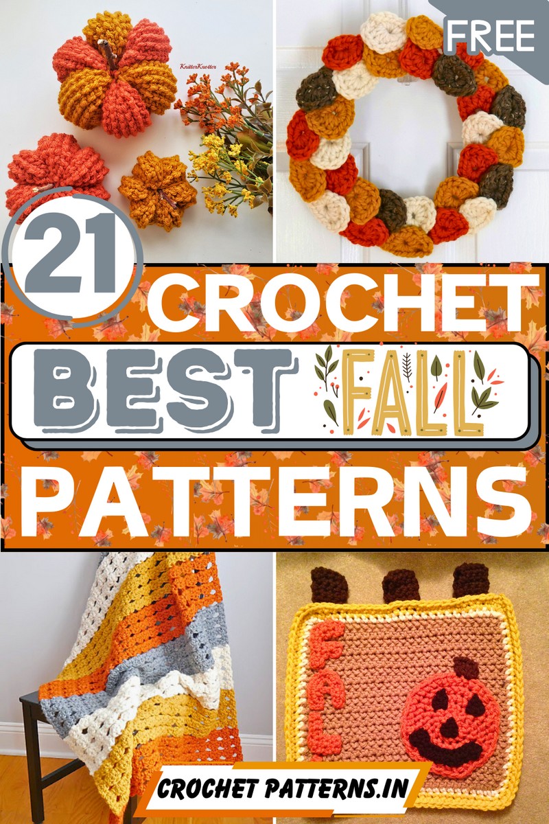 21 Best Free Crochet Fall Decoration Patterns