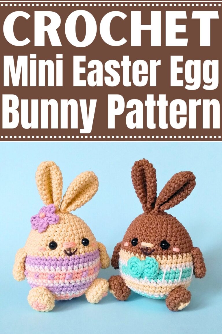 6 Cute Cozy Colorful Crochet Easter Egg Patterns