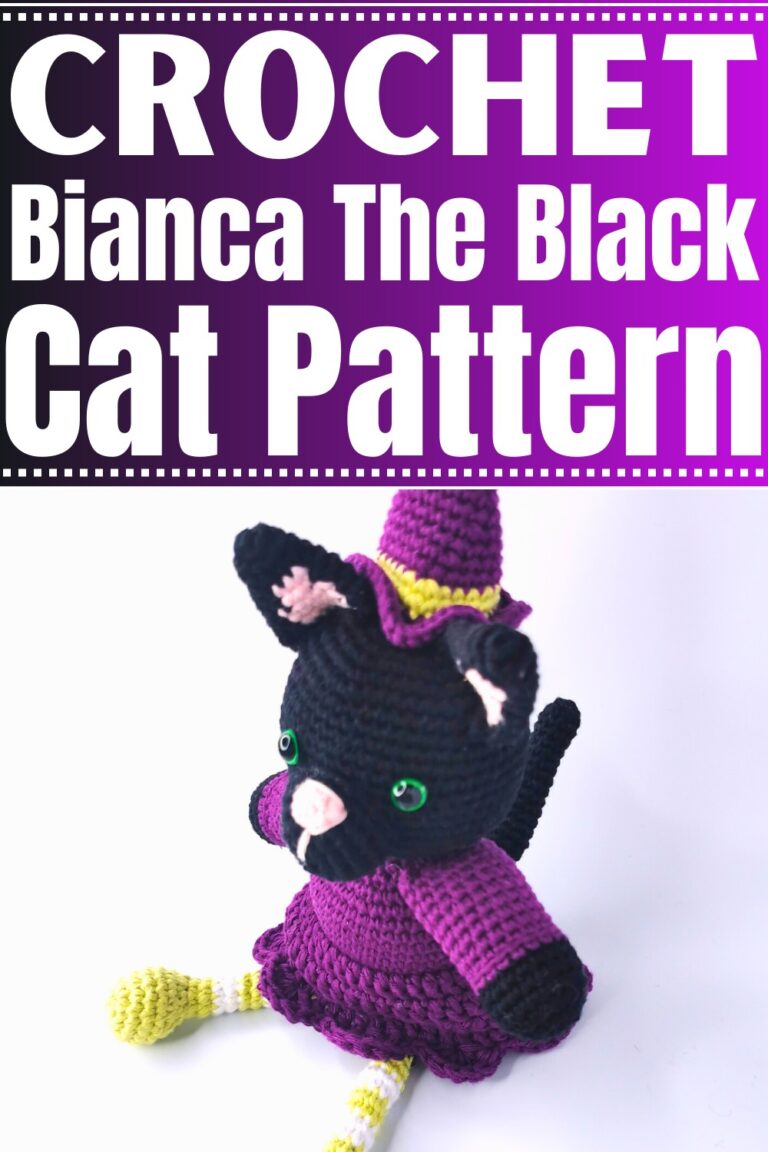 6 Cute Crochet Black Cat With Shiny Eyes Patterns