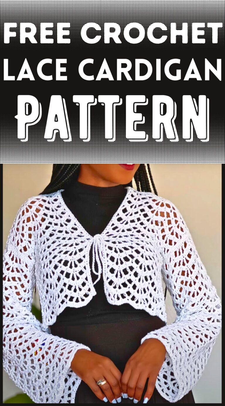 11 Simple To Make Crochet Lace Cardigan Patterns