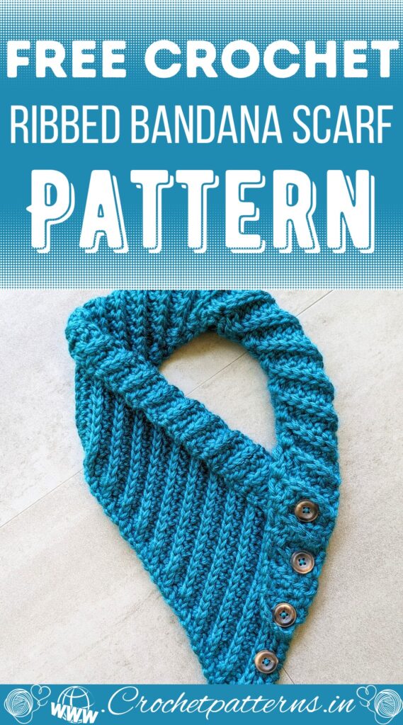 6 Cozy & Warm Crochet Bandana Scarf Patterns