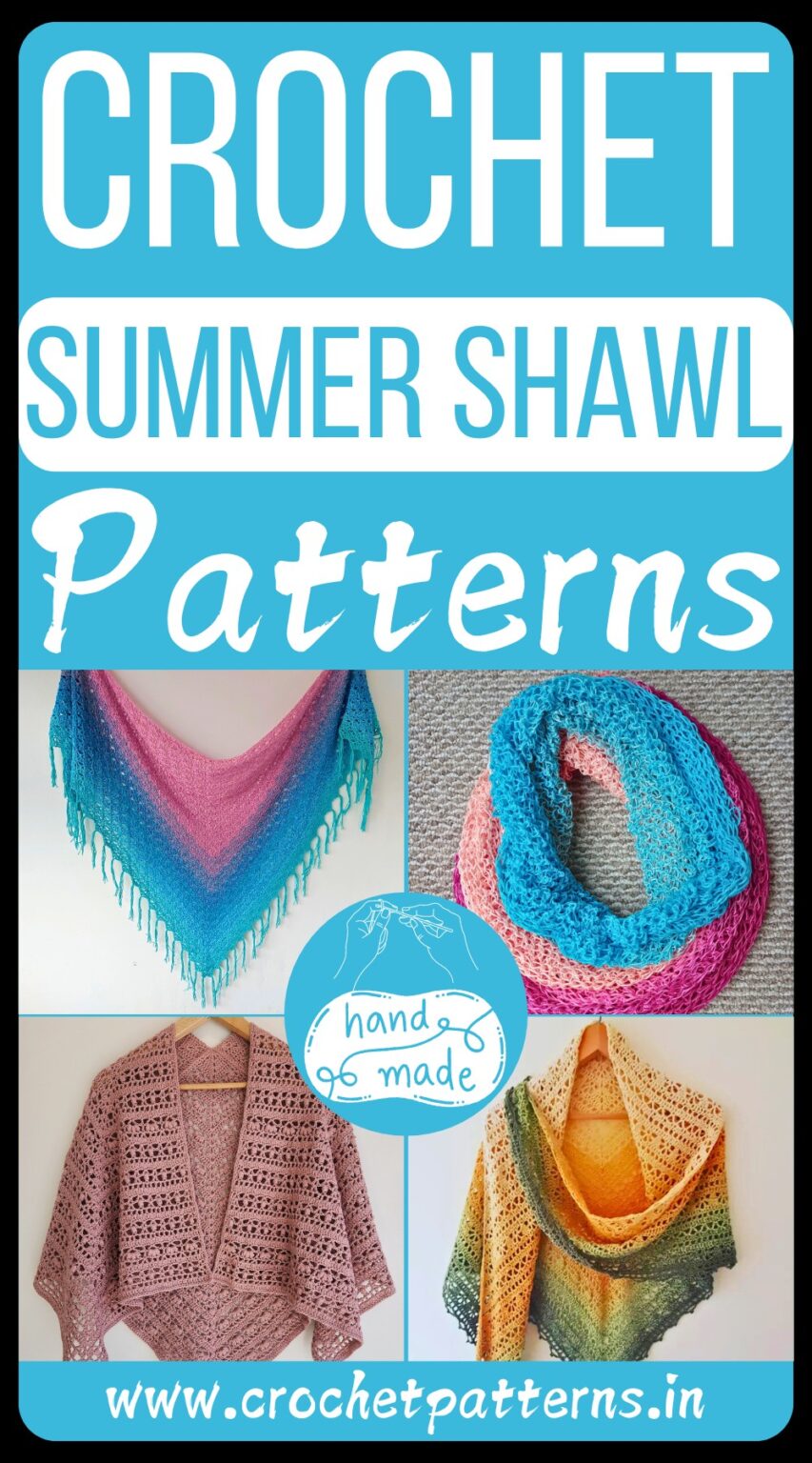 11 Easy Crochet Summer Shawl Patterns To Style