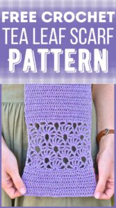 6 Crochet Leaf Scarf Patterns In Different Colors