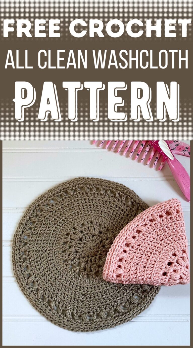 6 Crochet Circular Dishcloth Patterns For Regular Kitchen Use