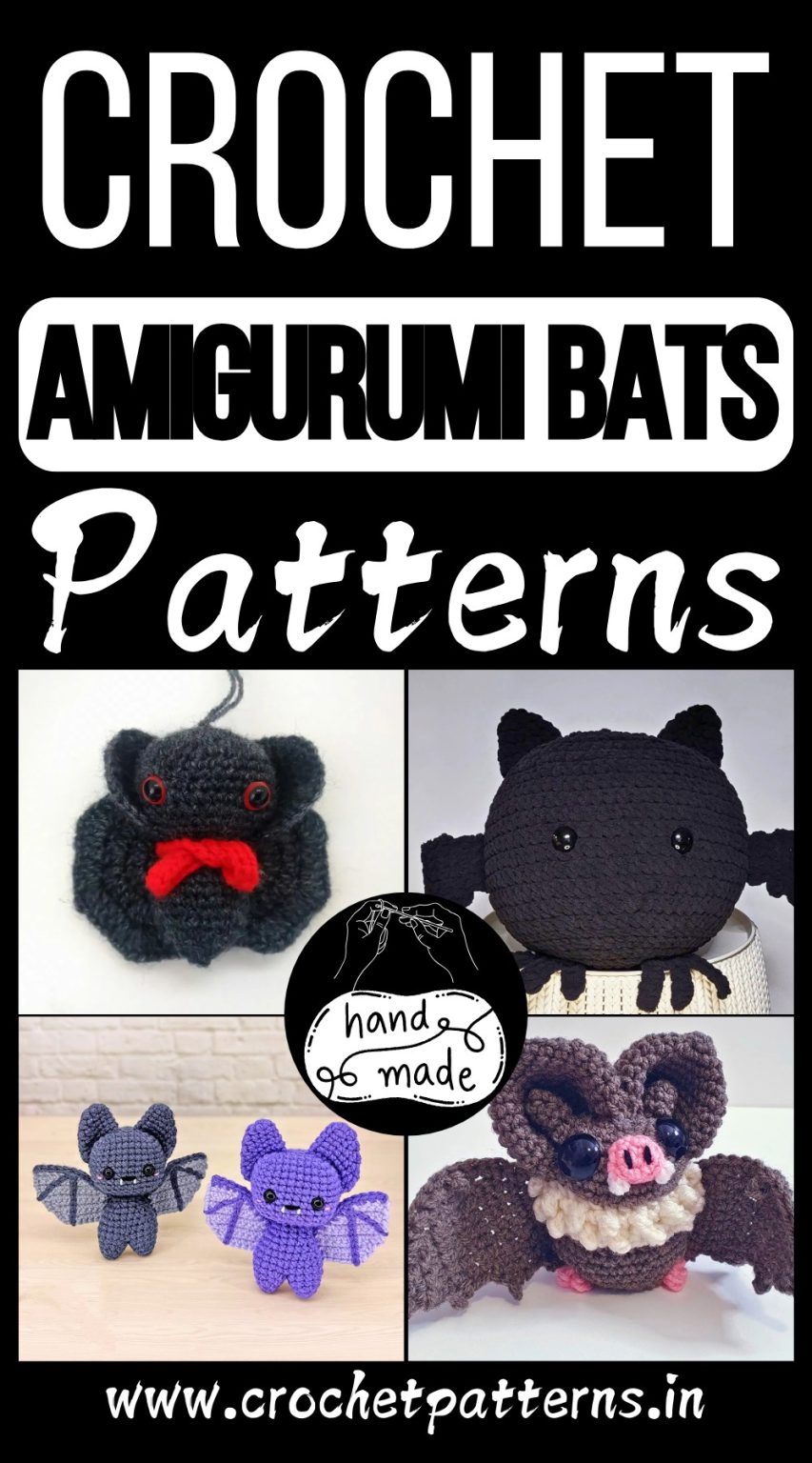 6 Admirable & Cozy Crochet Bat Amigurumi Patterns