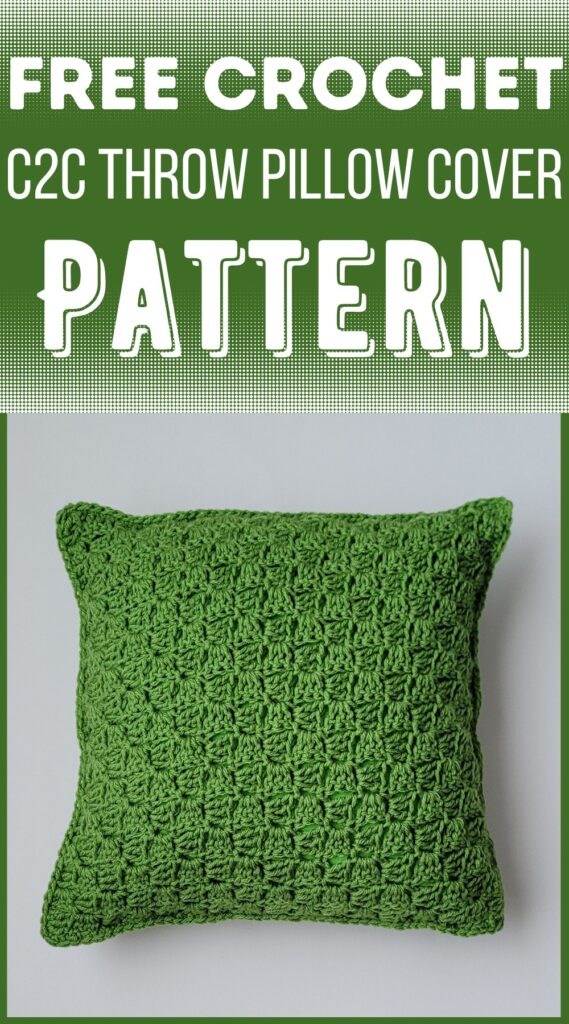 11 Unique Stylized Crochet C2C Pillow Patterns