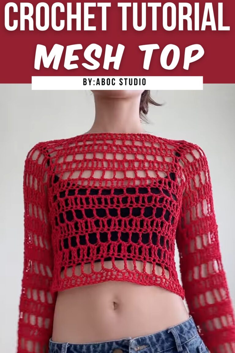 11 Stylish Crochet Mesh Top Patterns For Everyone