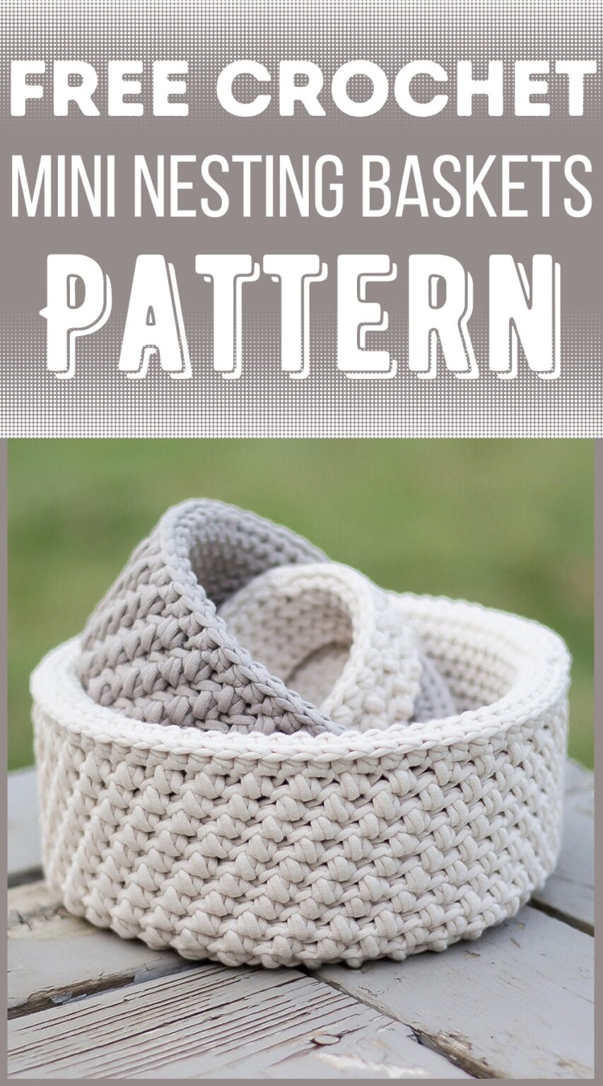 6 Super Useful Crochet Nesting Bowls Patterns