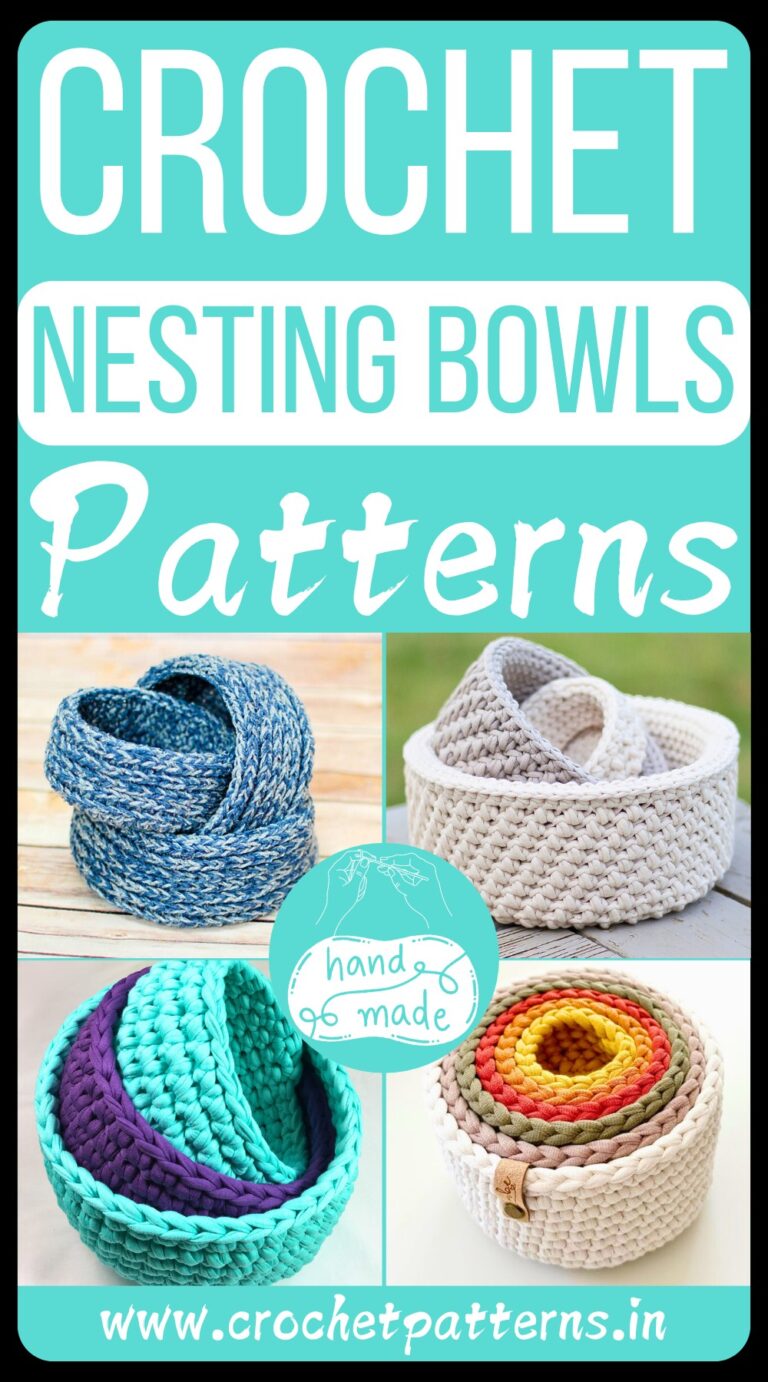 6 Super Useful Crochet Nesting Bowls Patterns