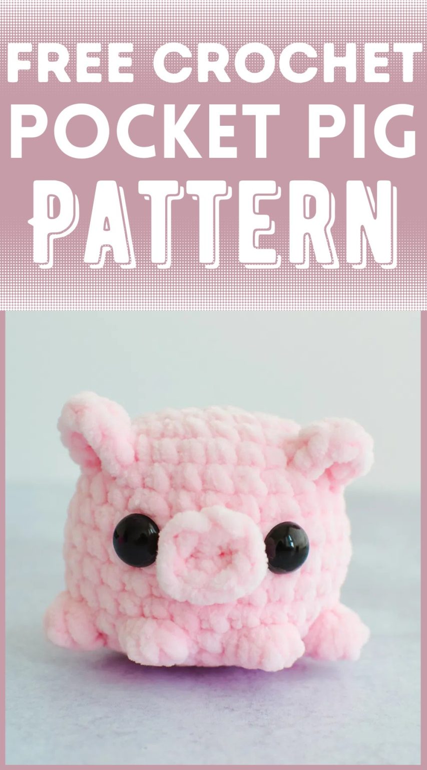 6 Beautiful Stuffed Crochet Pig Amigurumi Patterns