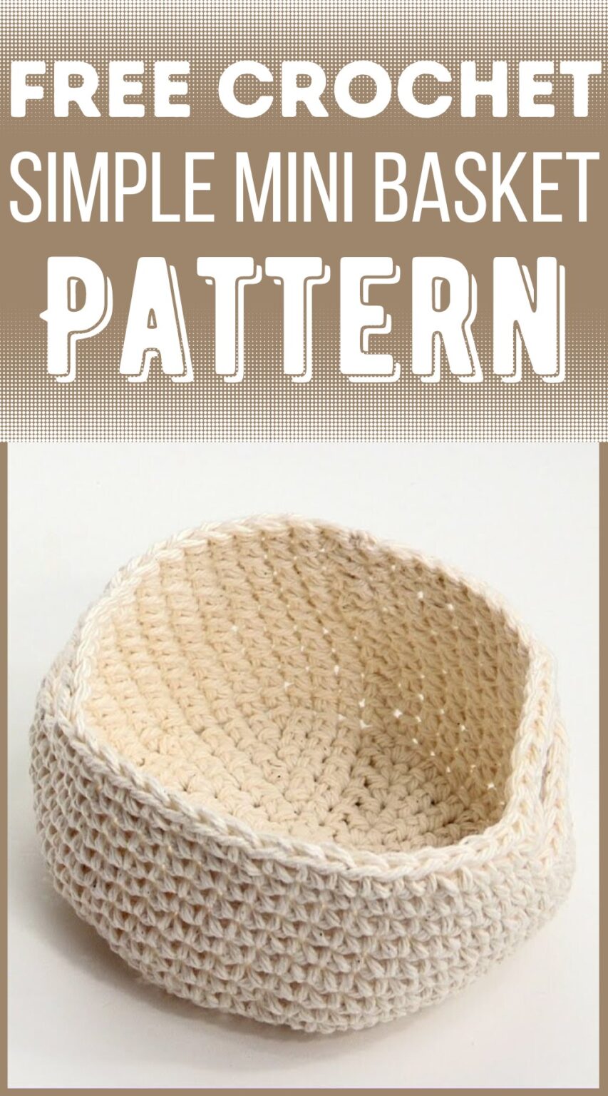 6 Crochet Mini Basket Patterns To Carry Essentials Along