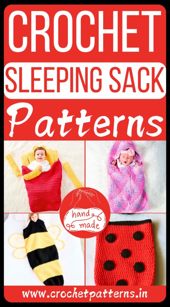 6 Cute & Cozy Crochet Sleeping Sack Patterns