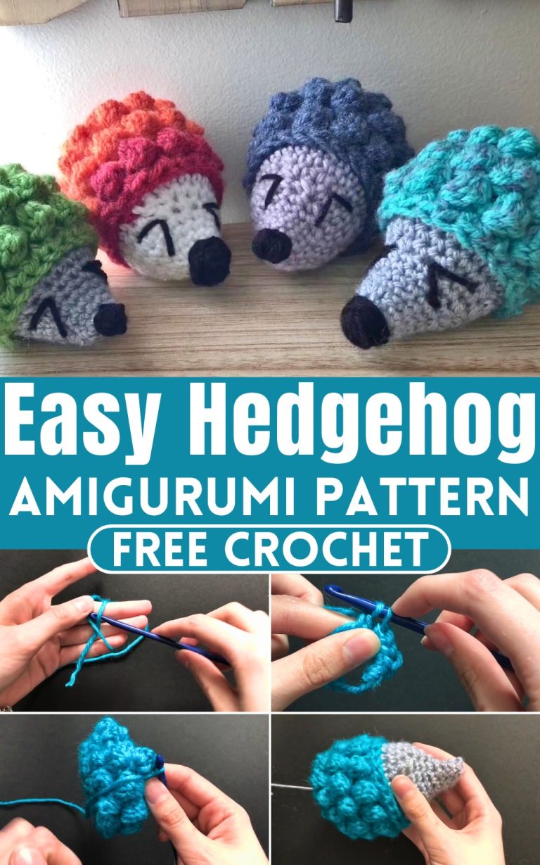 Easy Crochet Hedgehog Amigurumi Pattern