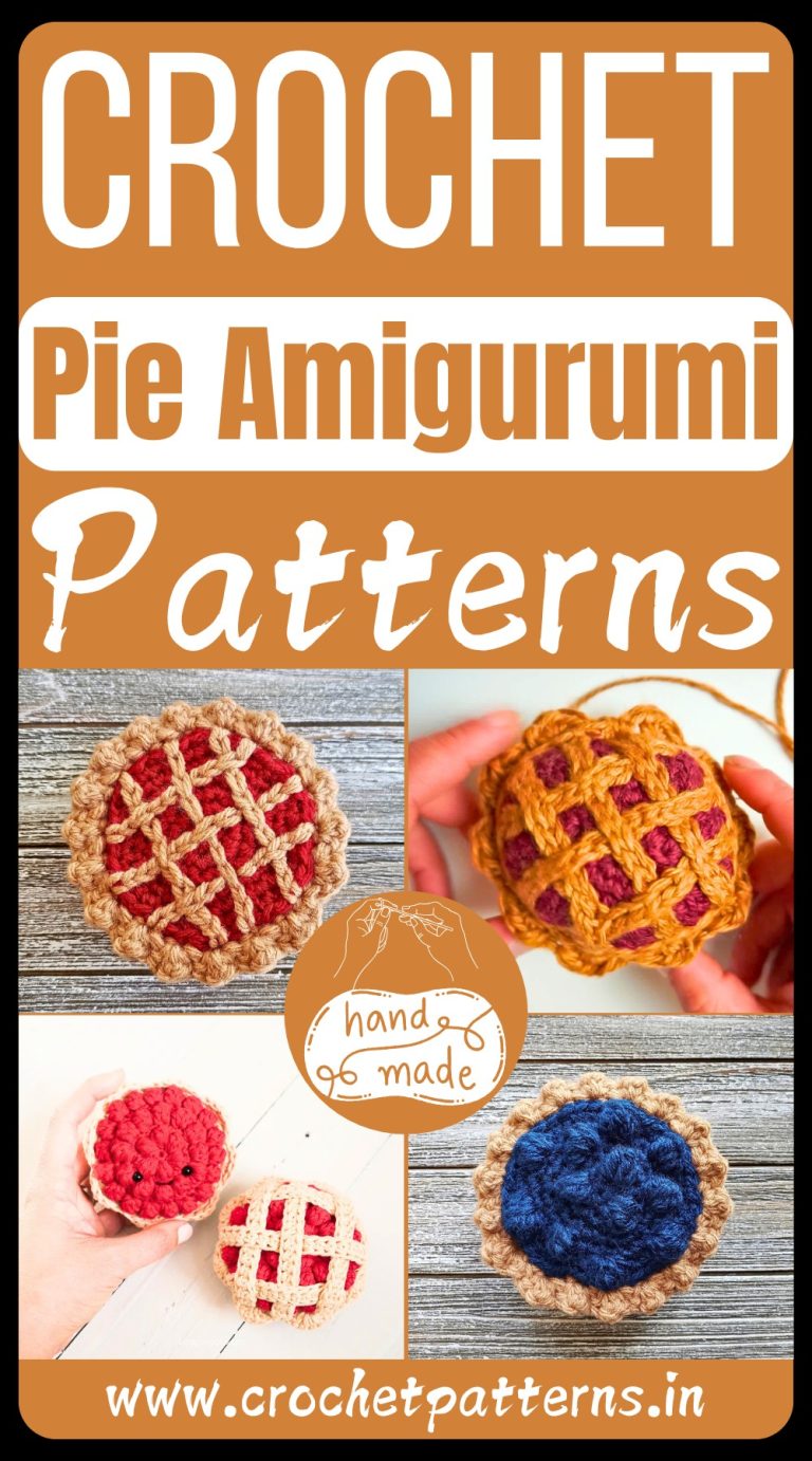 6 Cute & Unique Crochet Pie Amigurumi Patterns