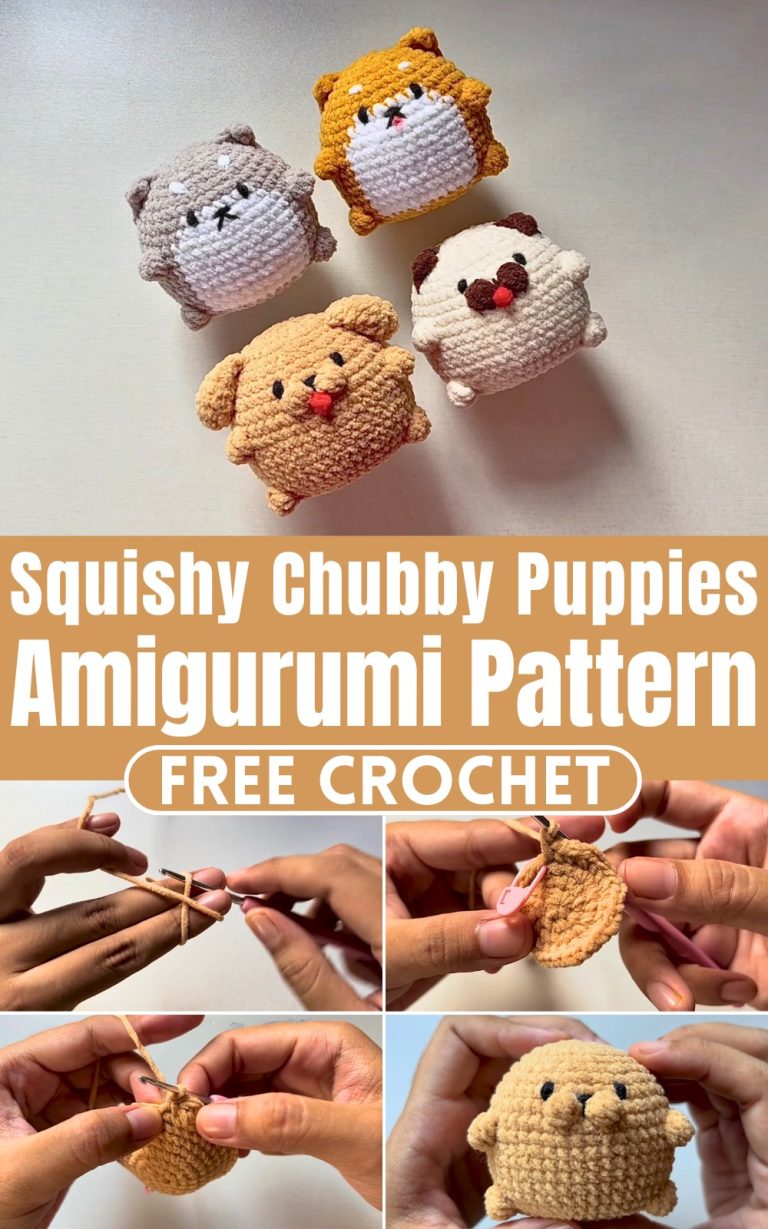 Crochet Squishy Chubby Puppies Amigurumi Pattern