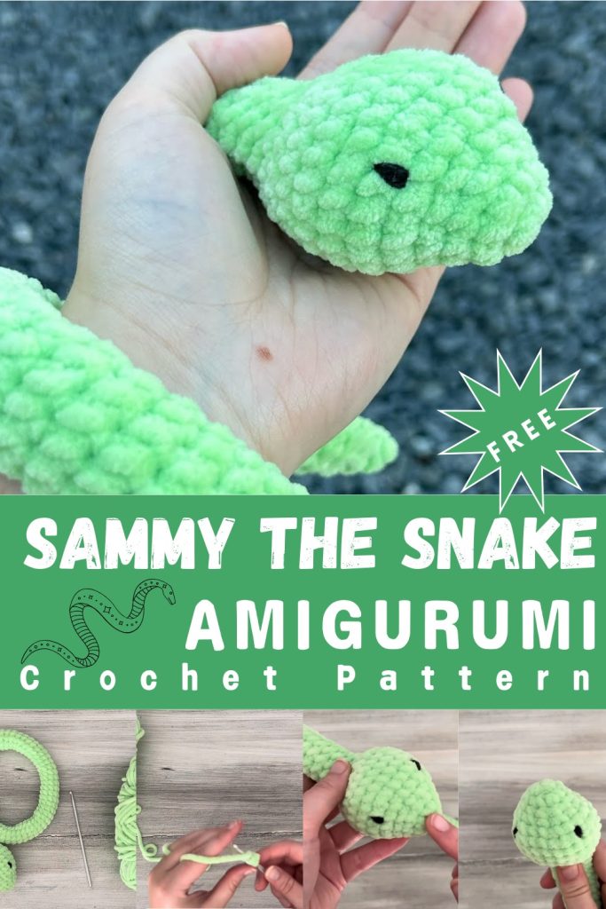 Softer Squishy Crochet Snake Amigurumi Tutorial