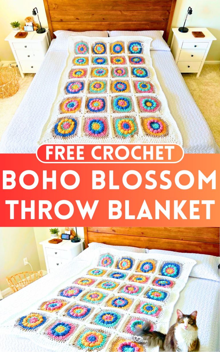 5 Crochet Blossom Blanket Patterns For Colorful Designs