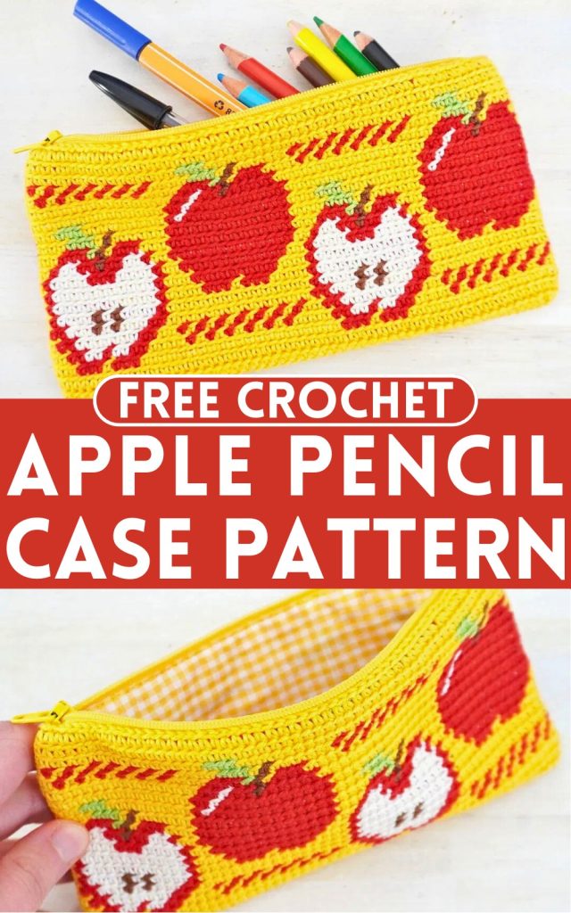5 Easy To Make Colorful Crochet Pencil Case Patterns