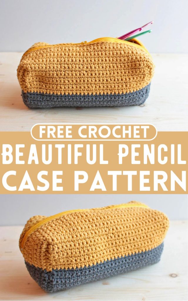 5 Easy To Make Colorful Crochet Pencil Case Patterns
