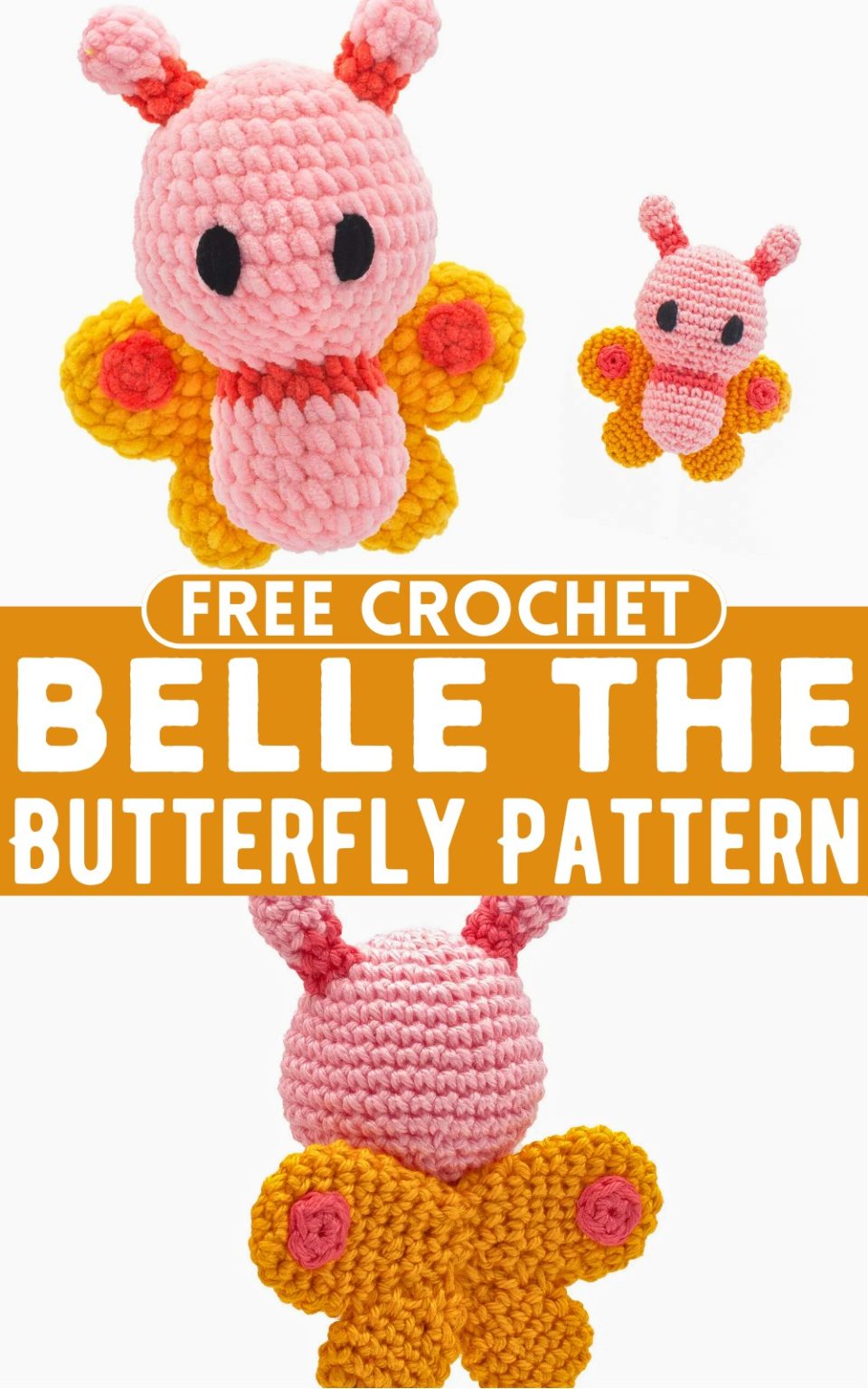 5 Cutest Adorable Crochet Butterfly Amigurumi Patterns
