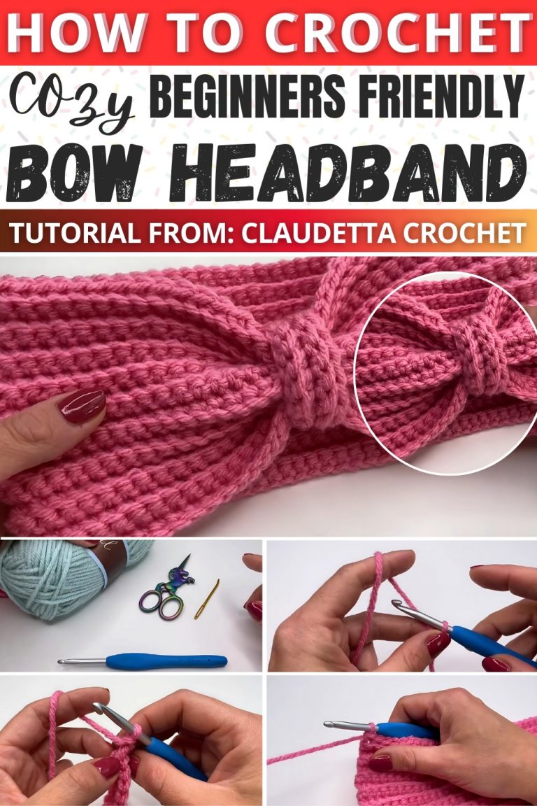 Easy Crochet Bow Headband Pattern For Fashion Lovers