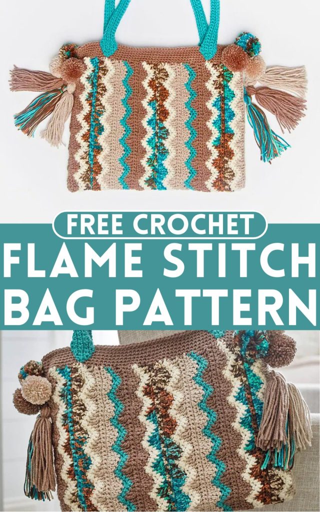 Crochet Flame Stitch Bag Patterns For Vibrant Accessories