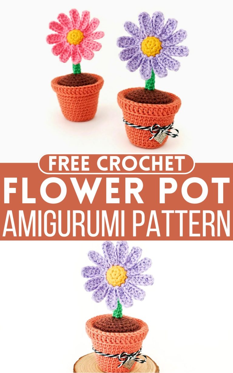 5 Adorable Softer Crochet Potted Flower Amigurumi Patterns