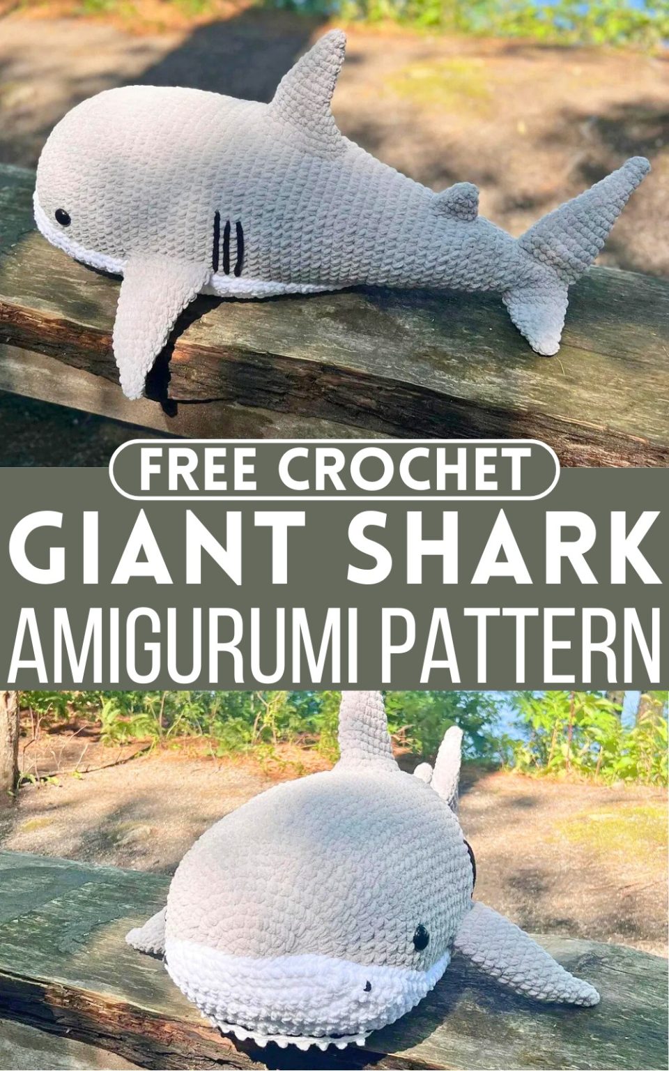 5 Cute Huggable Crochet Shark Amigurumi Patterns