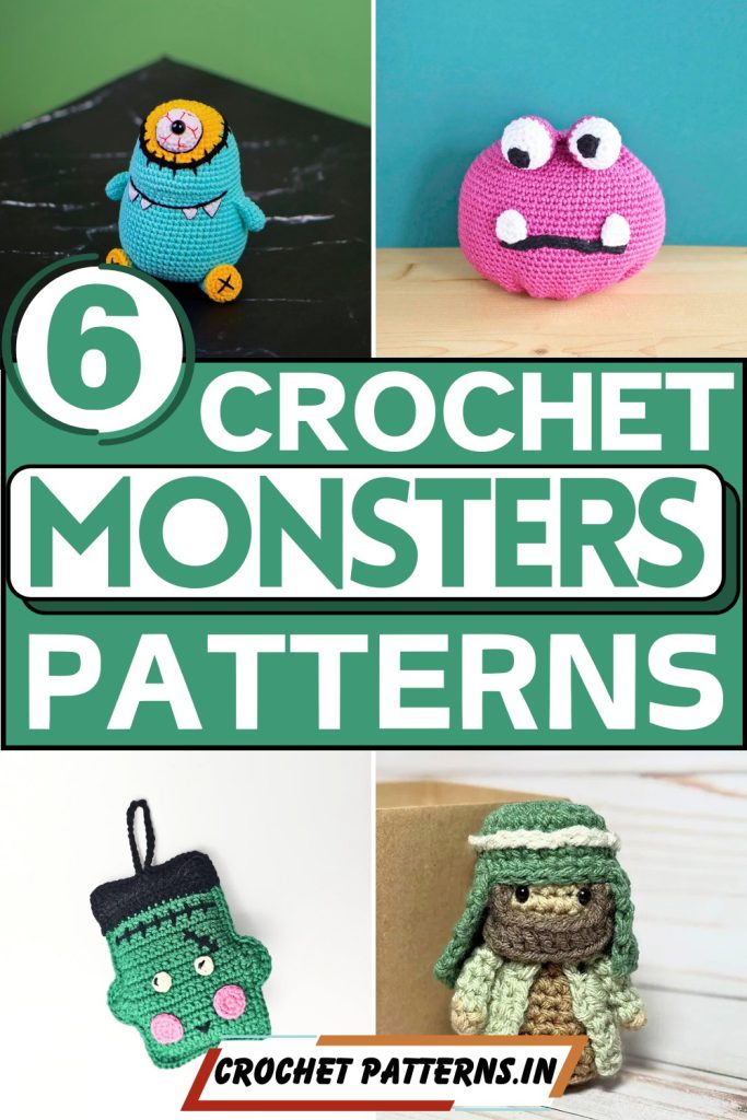 Crochet Monsters Amigurumi Patterns For Fantasy Fans