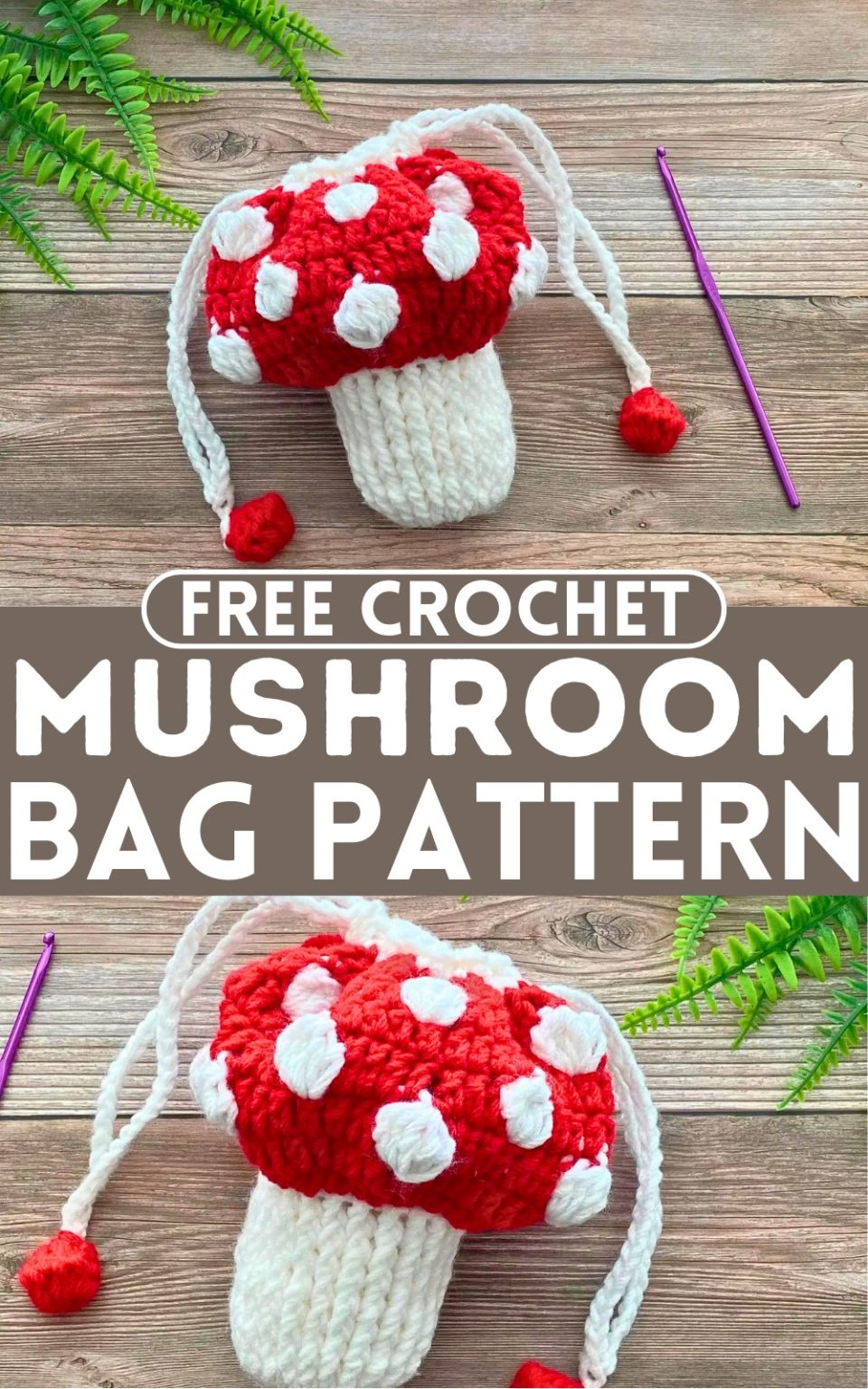 5 Useful Crochet Mushroom Bag Patterns